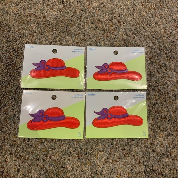 Art | Appliqus Red Hats New | Poshmark